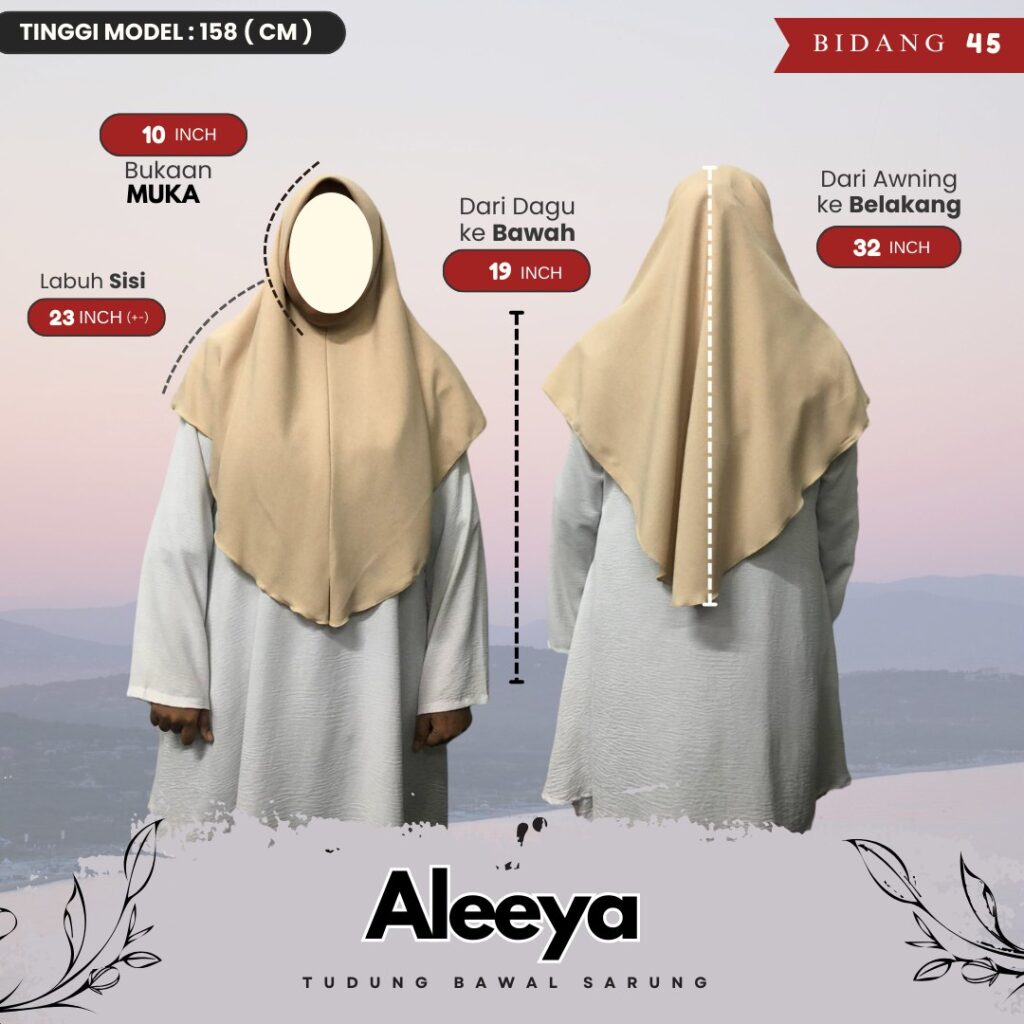 BAWAL SARUNG ALEEYA – Koleksi Sopan