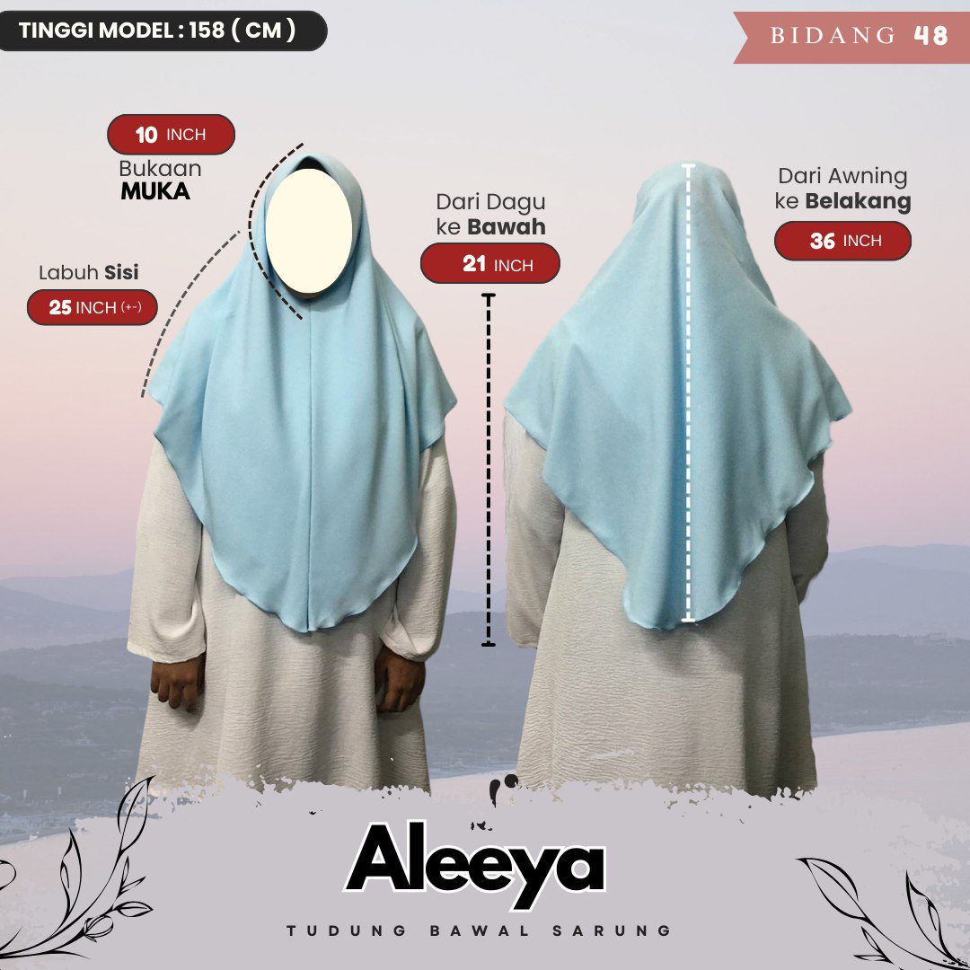 BAWAL SARUNG ALEEYA – Koleksi Sopan